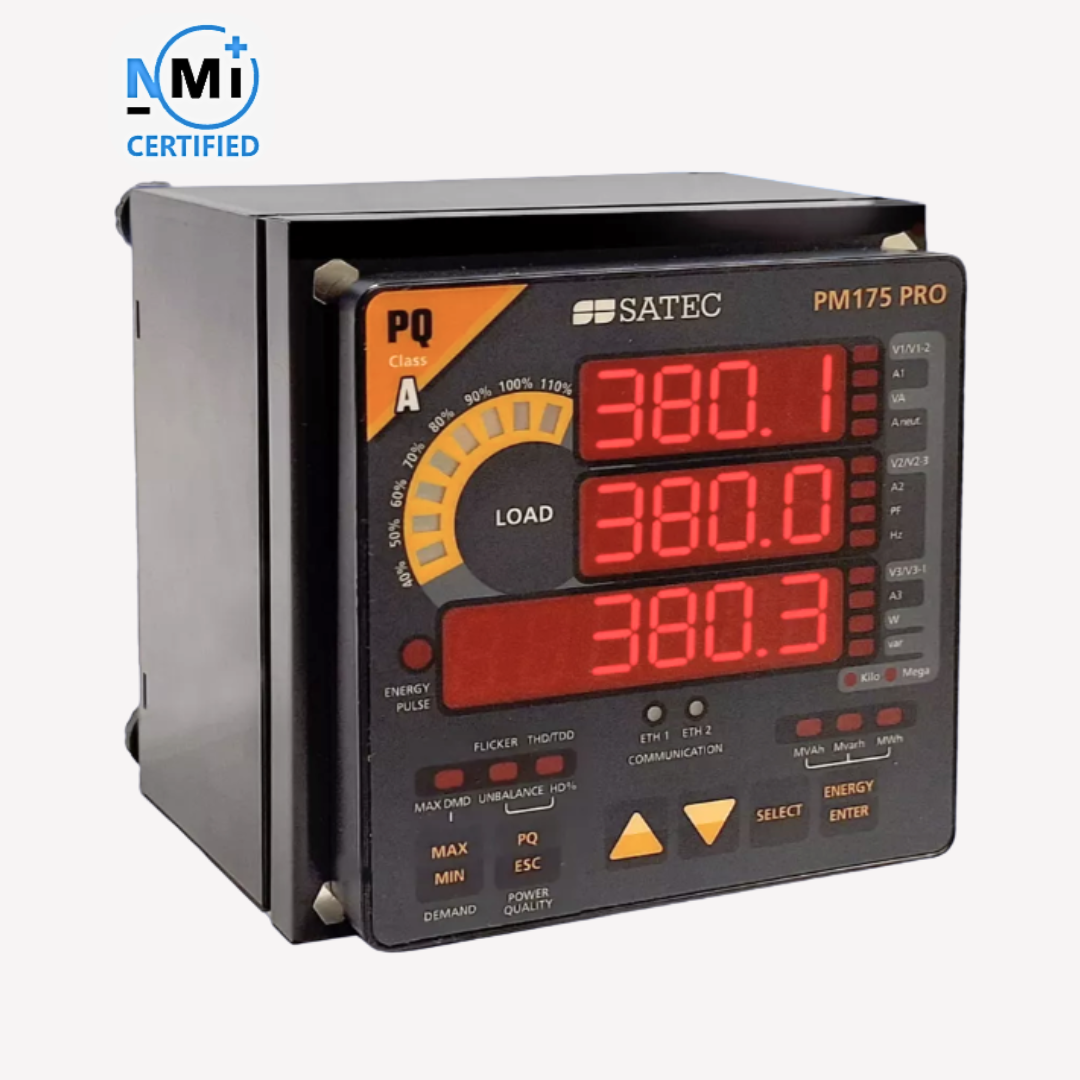 SATEC PM175 PRO Power Quality Analyser and Power Meter